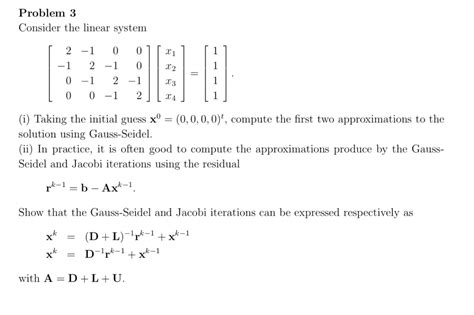 solved problem 3 consider the linear system 1 [ 2 1 0 0 1