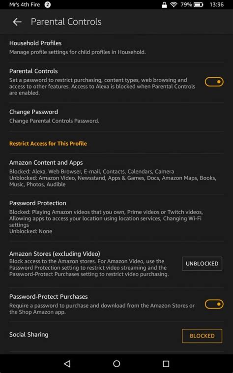 Amazon Parental Controls Password FAQ