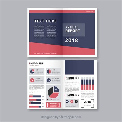 Mod Le De Couverture De Rapport Annuel Cr Atif Cr Atif Vecteur Gratuite
