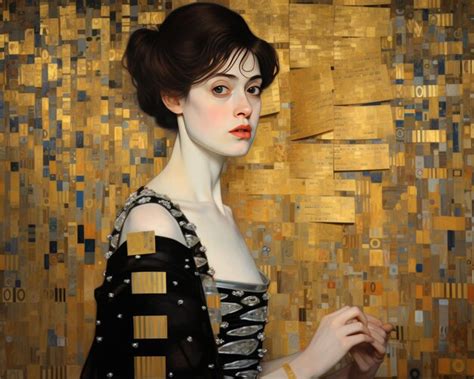 The Enigmatic Beauty Of Adele Bloch A Timeless Portrait Premium Ai Generated Image