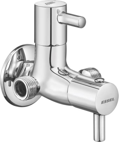 191058 Two Way Angular Stop Valve With Wall Flange Essel Bath