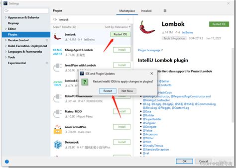 idea中spring boot 项目中，导入lombok，使用 allargsconstructor注解无法生成全参构造函数的问题 idea