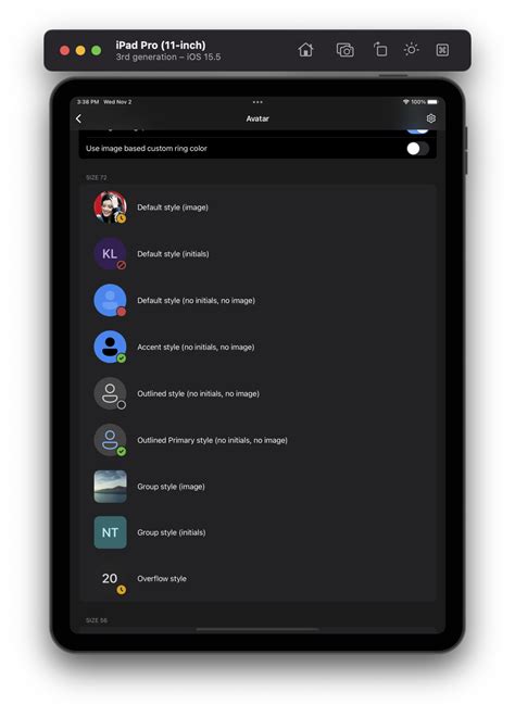 [fluent 2 Ios] Avatar Presence Colors Update By Laminesm · Pull Request
