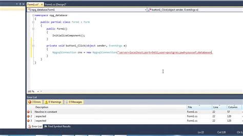 comment connecter une base de données postgresql à une application