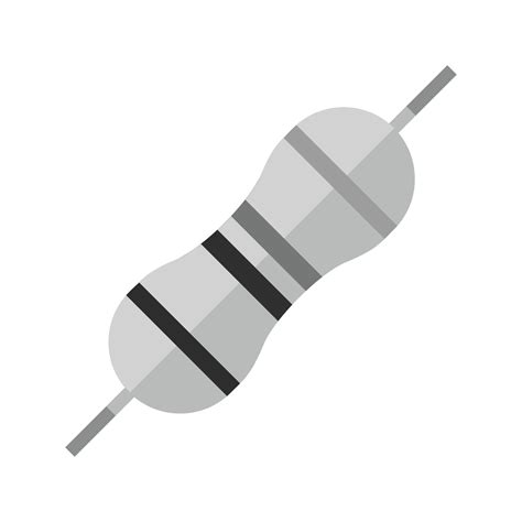 Resistor I Flat Greyscale Icon 15672604 Vector Art At Vecteezy
