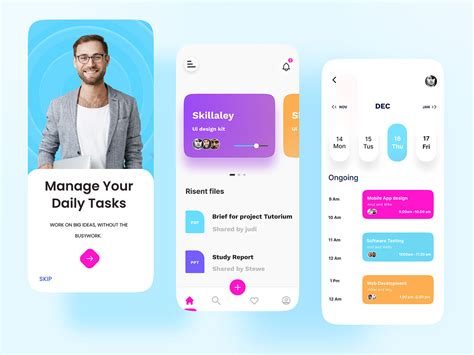 Task Manager Mobile App Design Behance Task Manager Mobile App Design Behance