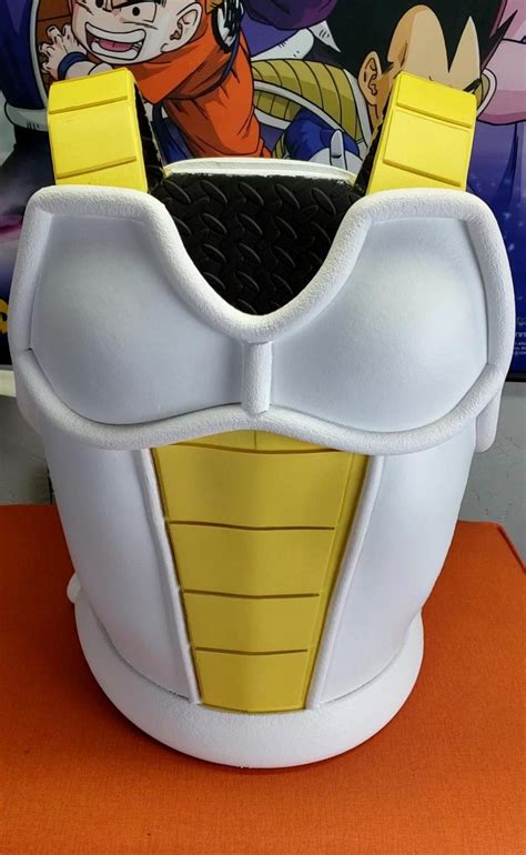 Saiyan Armor Cosplay Vegeta Cell Saga Cartoon Yellow Universal Fit Etsy