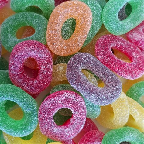 Sour Fruit Rings Gg S Candy Land