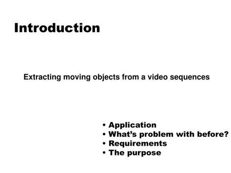 Ppt A Robust Background Subtraction And Shadow Detection Powerpoint Presentation Id3885346