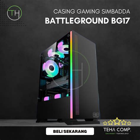 Casing PC Gaming Tanpa Power Supply Simbadda BG Casing CPU Gaming Lazada Indonesia