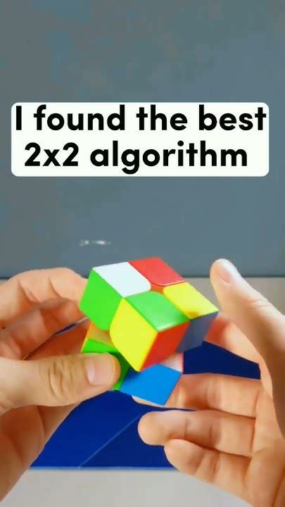 I Found The Best Algorithm For 2x2 Rubik S Cube Shorts Youtube