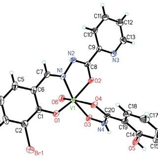 Molecular structure of complex 1, showing the atom-numbering scheme.... | Download Scientific ...