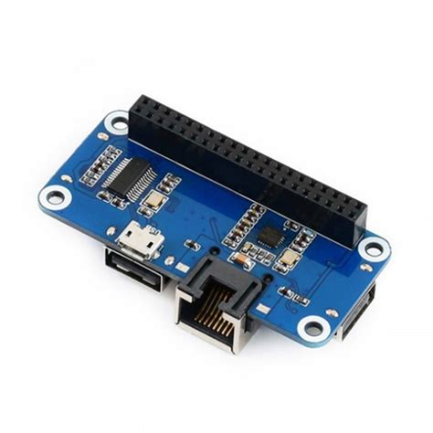 Waveshare Ethernet And Usb Hub Hat For Raspberry Pi