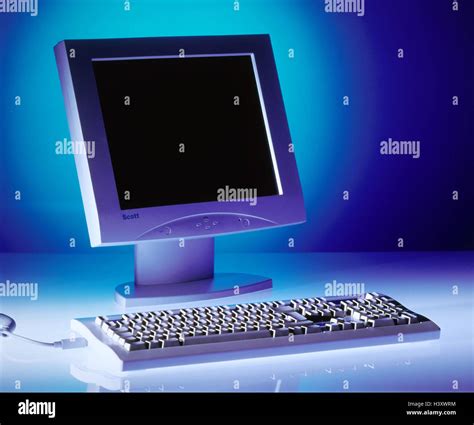 Computer Keyboard Flat Screen Icon Information Technology Data Processing It Edp Hardware