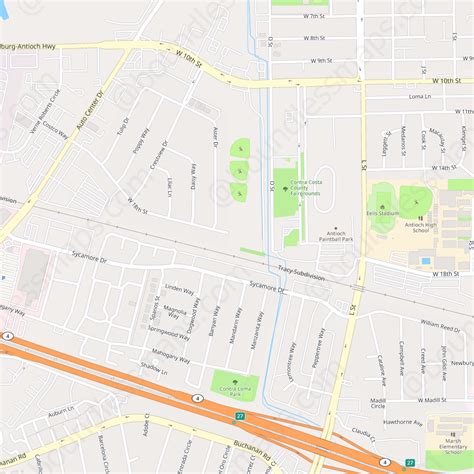 Map Of Antioch California