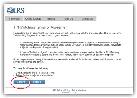 TIN Matching Application