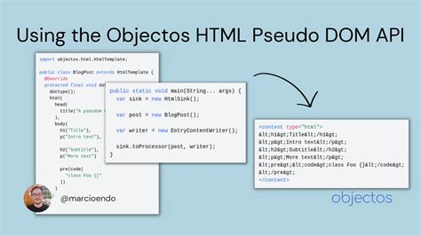 Using The Objectos Html Pseudo Dom Api Objectos 053 Released Blog