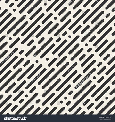 Dashed Lines Seamless Diagonal Pattern Abstract Stock Vector Royalty