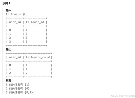Sql Leetcode 1729 求关注者的数量 Csdn博客
