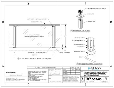 Glass Railing Detail Drawing Custom Glass Railings For Interiors And