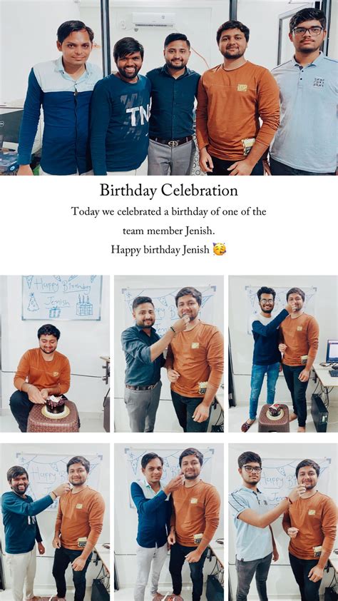 Kartik Kukadiya On Linkedin Birthday Team Environment