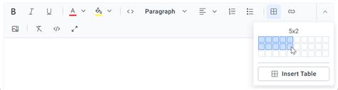 formatting the article content using wysiwyg editor