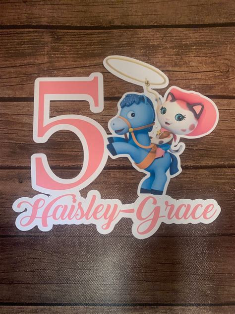 Sheriff Callie Cake Topper Etsy