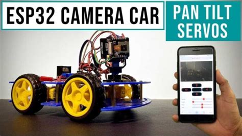 Surveillance Car Project Using Esp32 Cam Module Esp32 Camera Wi Fi