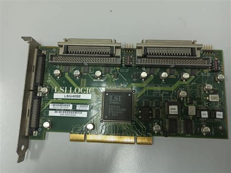LSI Logic LSIU SE Ultra Dual Channel SCSI Adapter Computers Tech Parts Accessories