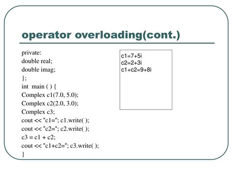 ppt operator overloading powerpoint presentation free download id
