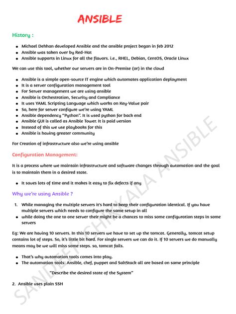 Ansible Pdf Web Server Internet And Web