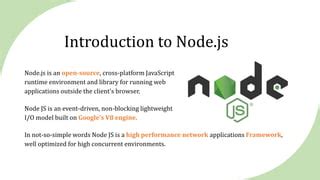 Professional Node.js Development Company | PPT