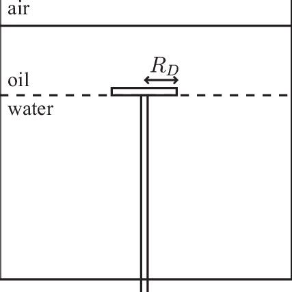 Schematic View Of The Experiment With Disk Radius R D And Disk Download Scientific Diagram