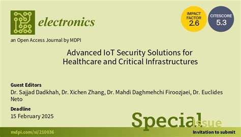Electronics Mdpi On Linkedin Callforpapers Specialissue Iot