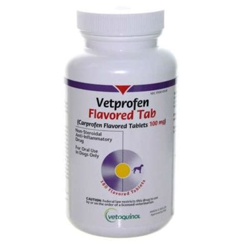 Vetprofen Carprofen 100 Mg Flavor Tablets 180 Count Petco