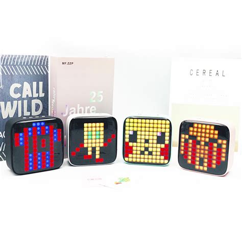 LED Speaker Pixel Art DIY Box RGB Programmable Bluetooth Speaker Sellers Union