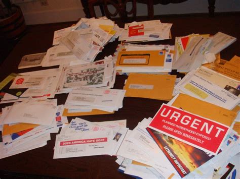 Declutter Your Mail When You Get The Mail It Should Be Filed Into Two Places The Trash Can