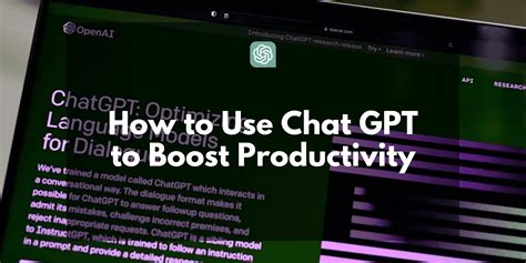 How To Use Chat Gpt To Boost Productivity Social Crafters