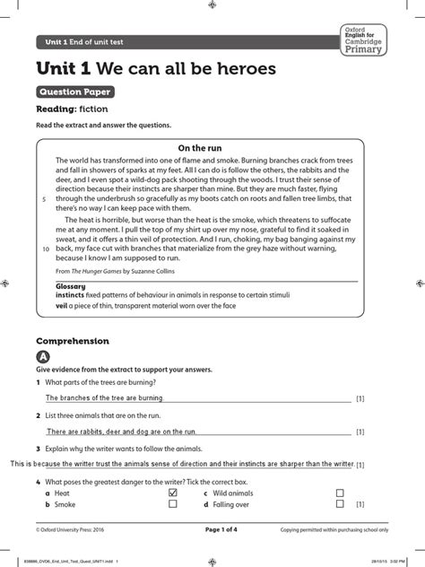 Dvd6 End Unit Test Quest Unit1 Pdf Instinct