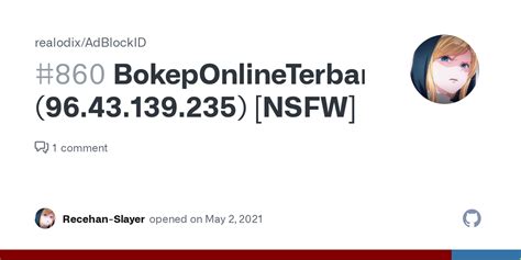 bokeponlineterbaru 96 43 139 235 [nsfw] · issue 860 · realodix