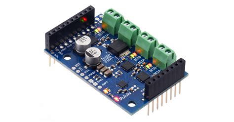 Pololu Motoron M3s256 Triple Motor Controller Shield For Arduino Connectors Soldered
