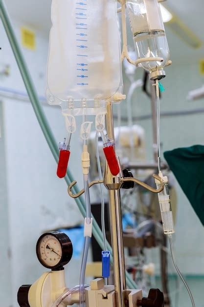 Premium Photo Transfusion Blood Before Transfusion Dose Blood Inside