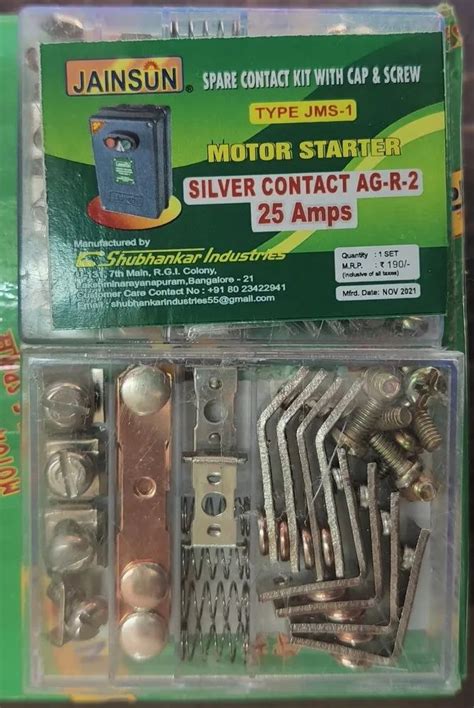 Bi Metalic Points Spare Contact Kit Set 8mm 25a At ₹ 120piece In