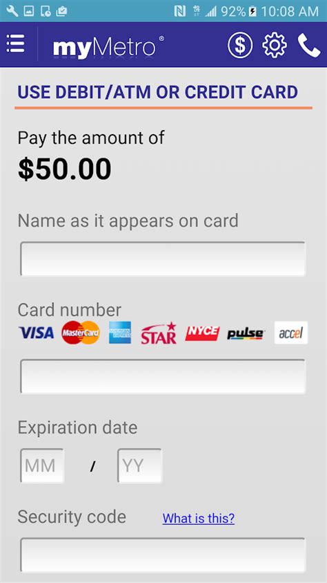MyMetro Android Apps On Google Play
