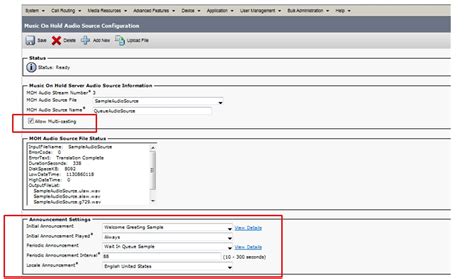 Configure CUCM Native Call Queuing Feature Cisco