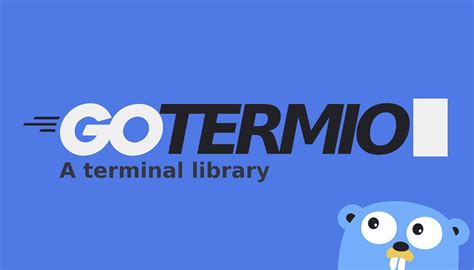 Github Lordoftrident Gotermio A Terminal Library For Go