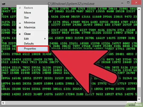 como criar a chuva de códigos de matrix com o prompt de comando
