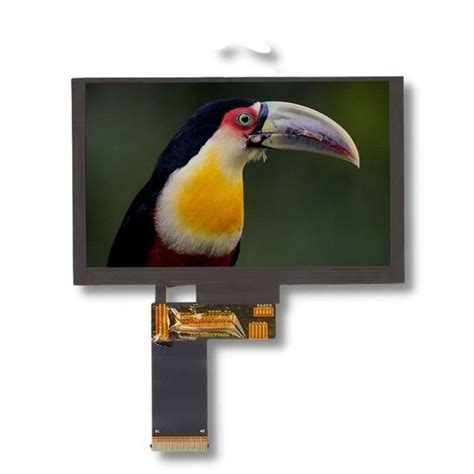5 Inch High Brightness IPS TFT RGB 800x480 Tailor Pixels
