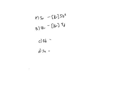 Solved Using Spdfand Noble Gas Notations Write Electron Configurations