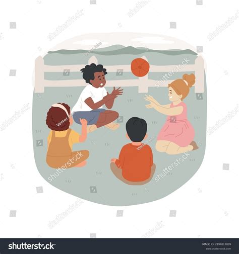 Hot Potato Game Isolated Cartoon Vector Stock Vector Royalty Free